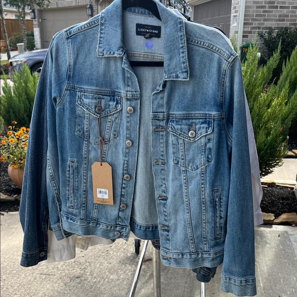 Lucky Brand | Jackets & Coats | Lucky Brand Light Blue Denim Jacket ...